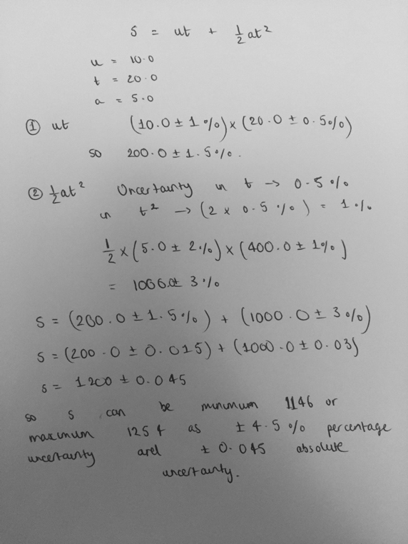 3.1 Measurements and their errors – Marksphysicshelp